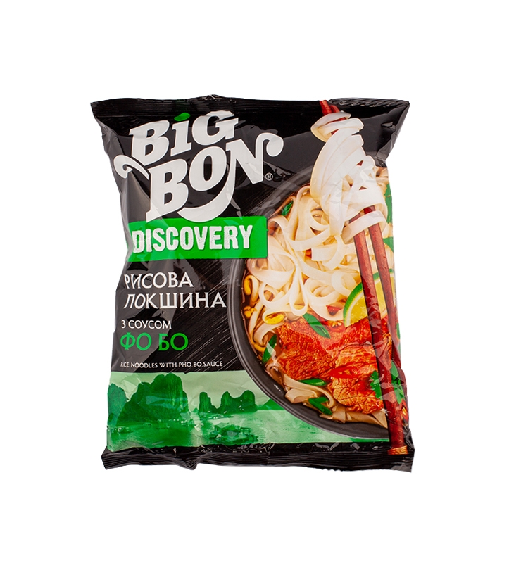 Локшина 65 г Big Bon рисова по-в’єтнамськи з соусом Фо Бо купити в ...