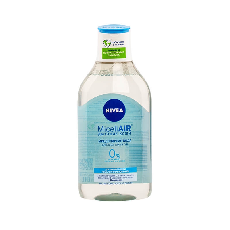 Міцелярна вода 400 мл Nivea MicellAIR для нормальної та комбінованої ...