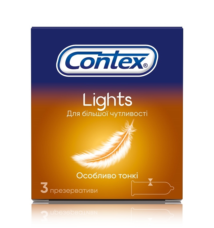 Презервативи 3 шт Contex Lights особливо тонкі № 3 купити в Києві та Україні за ціною від 77.90 ...