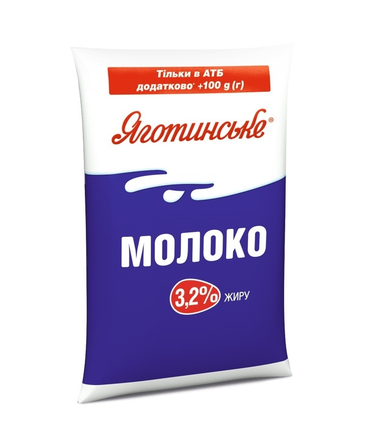 Молоко 1 кг Яготинське 3,2% купити в Києві та Україні за ціною від 0 ...