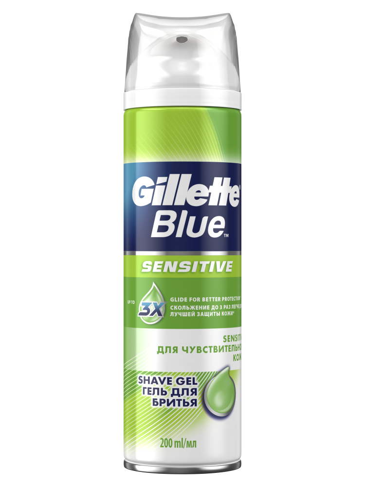 Гель для гоління 200 мл Gillette для чутливої шкіри купити в Києві та ...