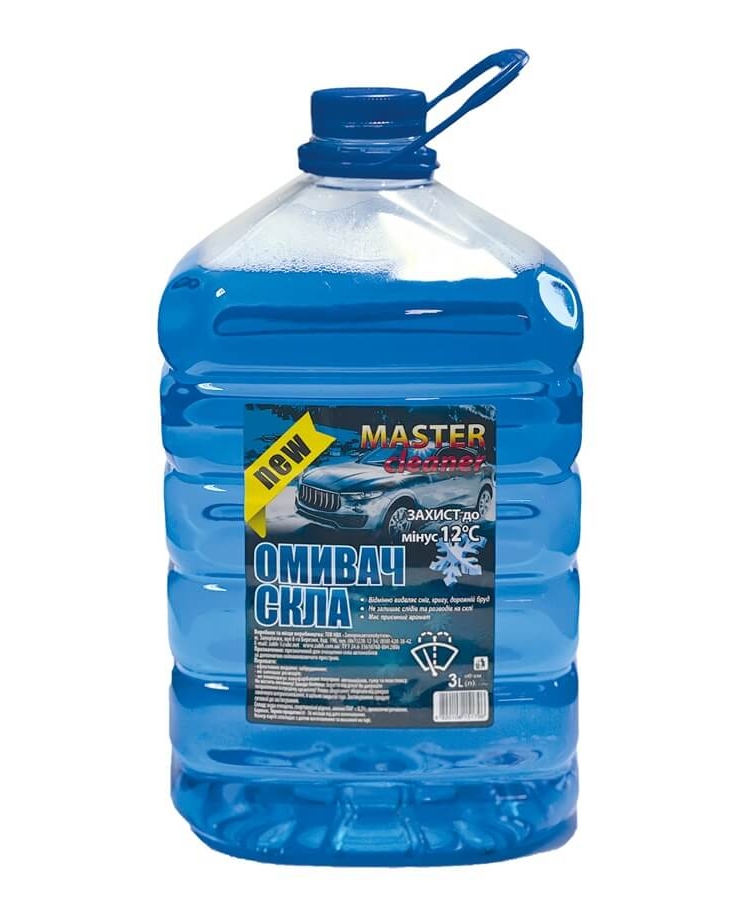 Омивач скла Master Cleaner блакитний морська свіжість (-12) 3л купити в ...