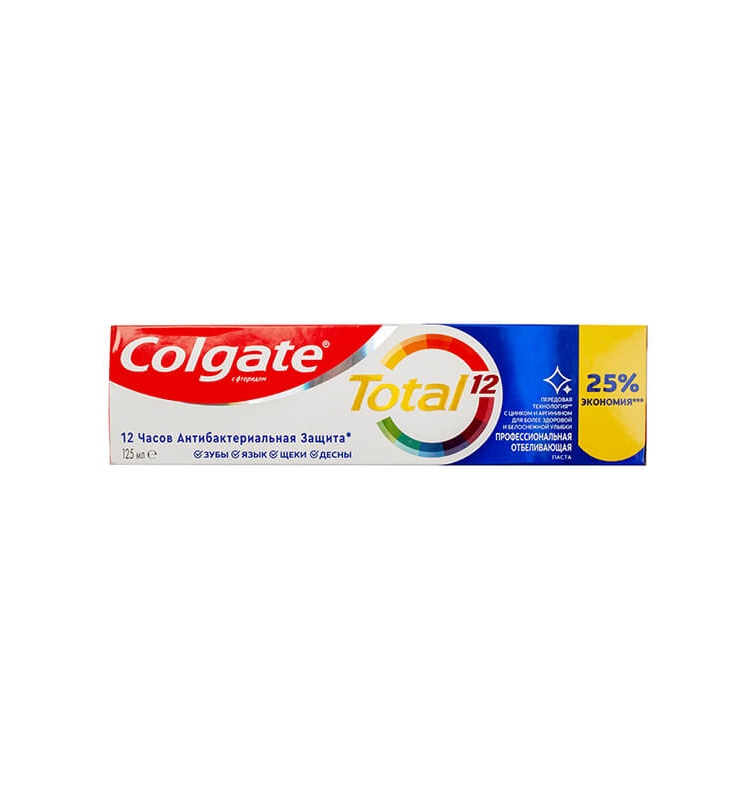 Паста зубна 125 мл Colgate Total 12 отбеливающая купити в Києві та ...