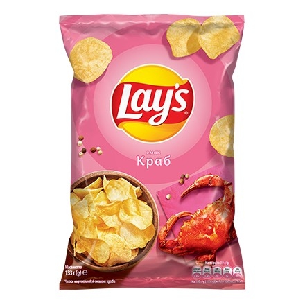 Чіпси 133г Lay's Краб купити в Києві та Україні за ціною від 0 грн ...