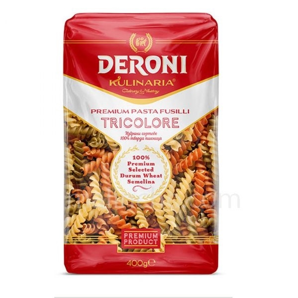 Мак.вир. 400 г Deroni Kulinaria Спіралі триколорні купити в Києві та Україні за ціною від 0 грн ...