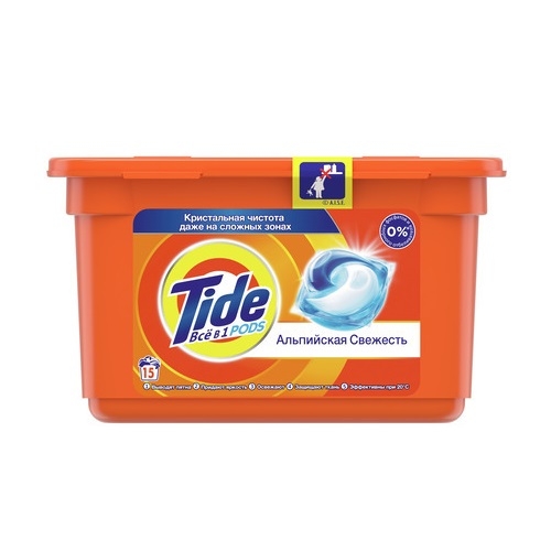 Засіб миючий синтетичний 15 шт TIDE Color/Альпійська свіжість в ...