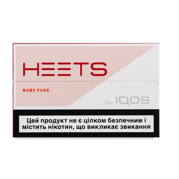 Тютюновмісний виріб HEETS Ruby Fuse МРЦ 66,67 БА купити в Києві та ...