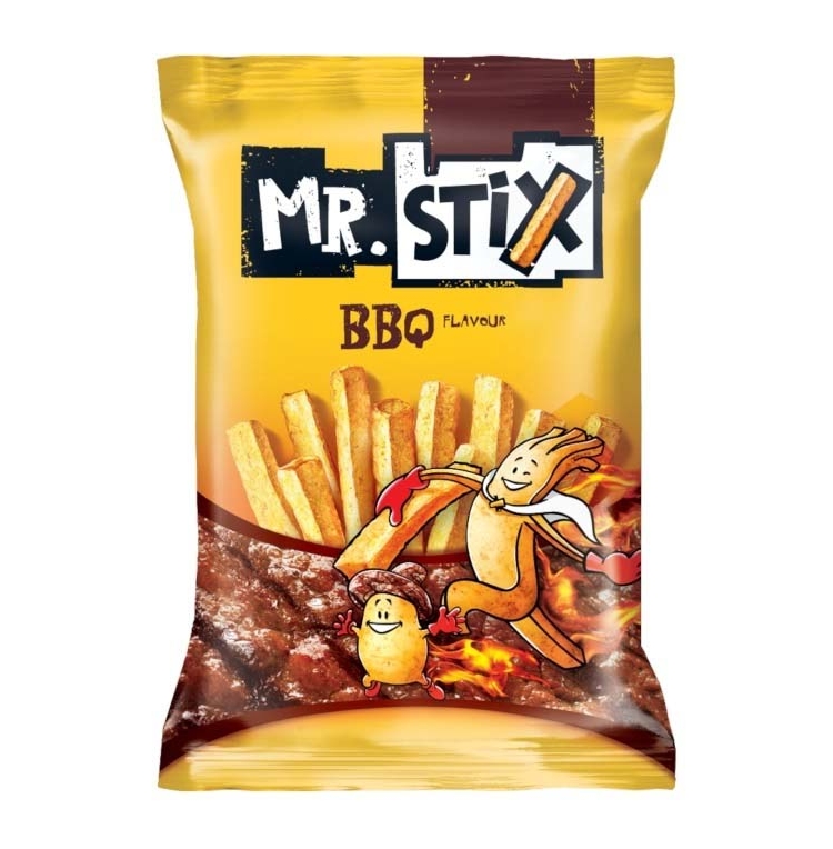 Снеки 50г Mr. Stix картопляні зі смаком "барбекю" купити в Києві та ...