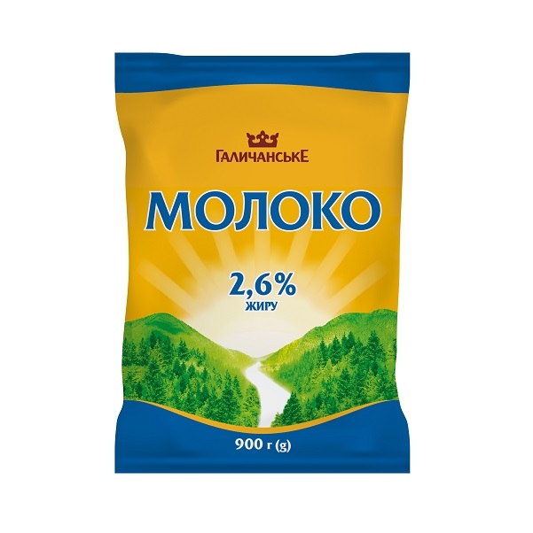 Молоко 0,9 кг Галичанське Українське 2,6% купити в Києві та Україні за ...