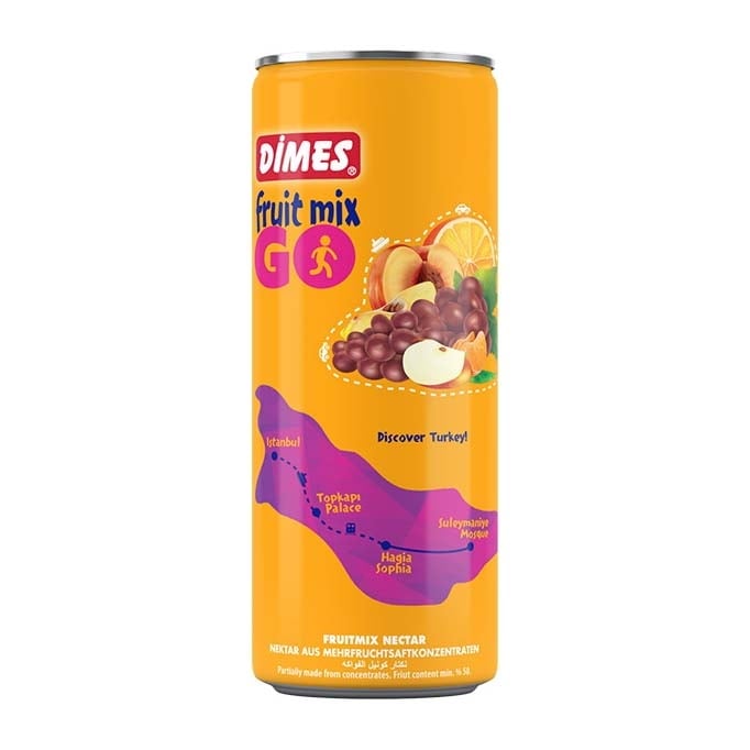 Нектар 330мл мультифруктовий пастеризований Dimes GO Fruitmix Nectar ...