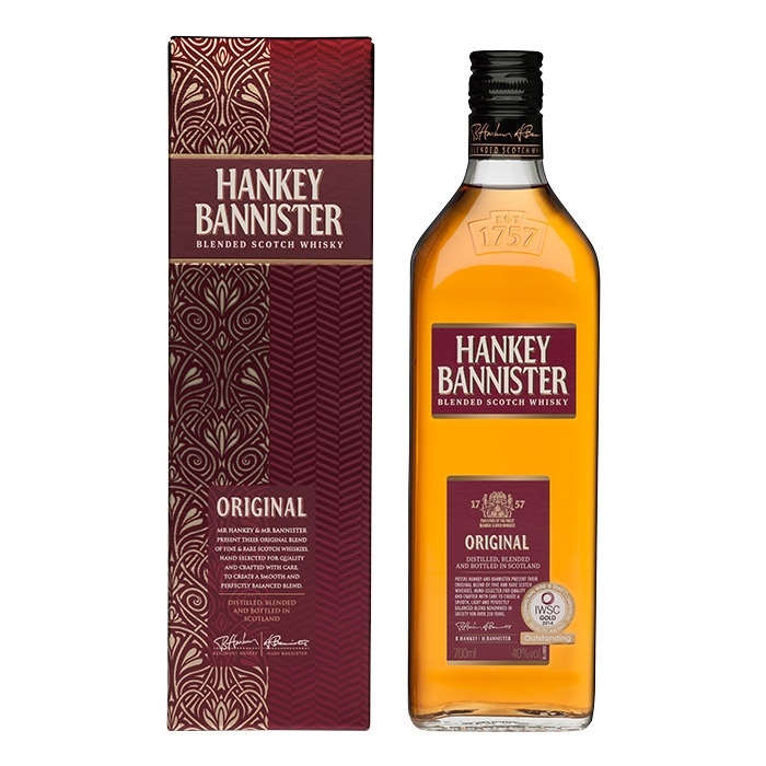 Віскі 0,7л Hankey Bannister Blend New Design в коробці 40% купити в ...