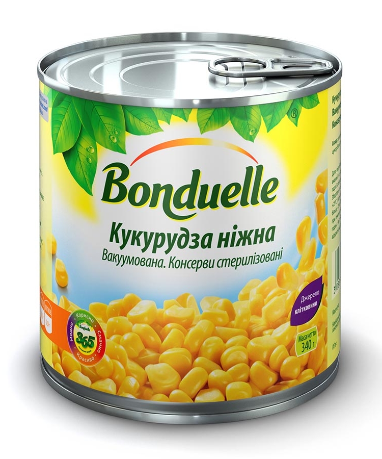 Кукуруза Bonduelle нежная 340 г купить в Киеве и Украине по цене от 0 ...