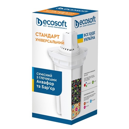 Картридж універс для водопровод води 1 шт Ecosoft к уп купити в Києві та Україні за ціною від