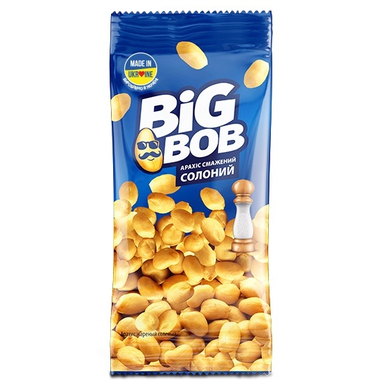 Арахіс 60 г Big bob смажений солоний м/уп купити в Києві та Україні за ціною від 21.90 грн ★ АТБ ...