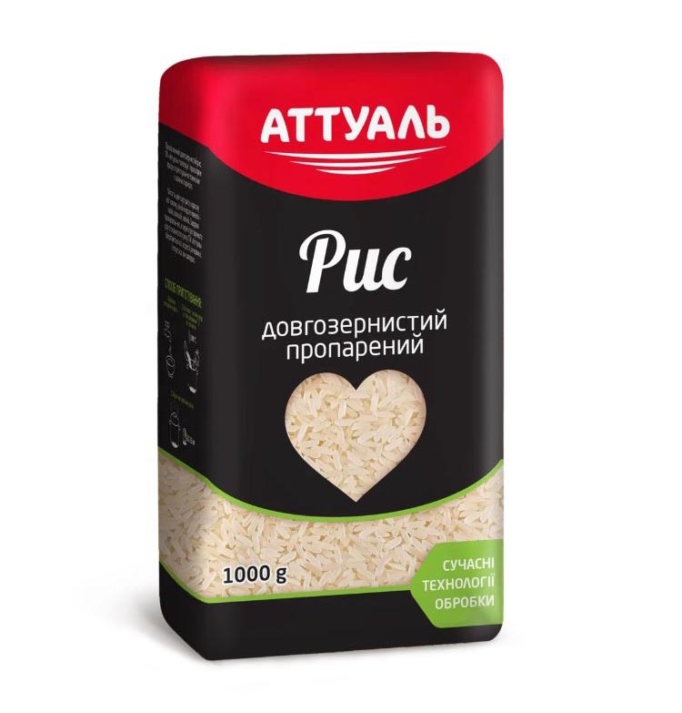 Крупа 1 кг АТТУАЛЬ Рис довгозернистий пропарений купити в Києві та ...