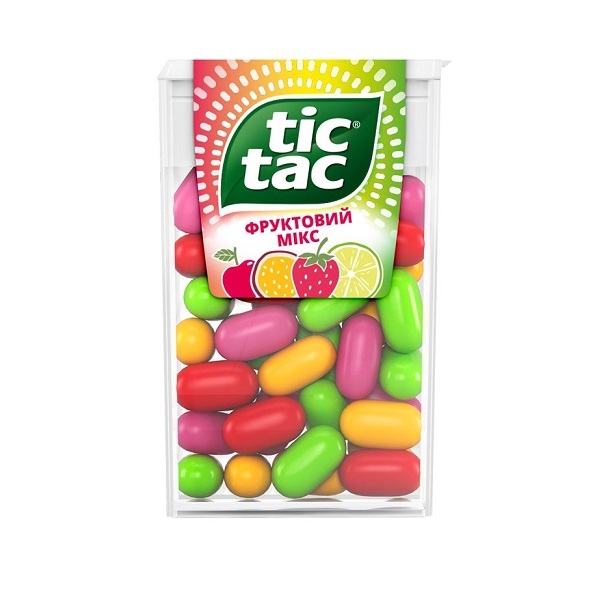 Драже Tic Tac Фруктовий мікс 18 г купити в Києві та Україні за ціною ...