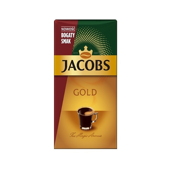Кава 250 г Jacobs Gold натуральна смажена мелена м/уп купити в Києві та ...