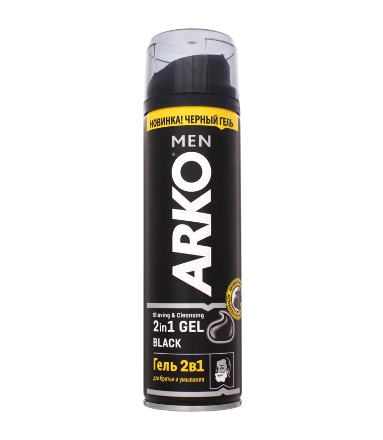 Гель для гоління 200+40 мл Arko Black 2 в 1 купити в Києві та Україні ...