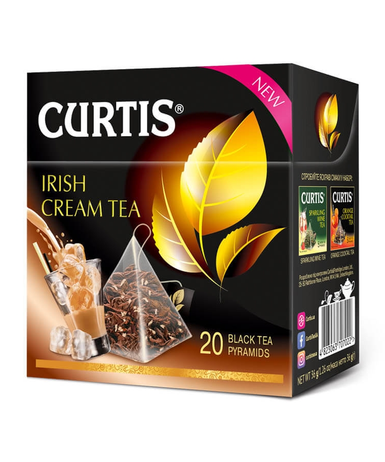 Чай (20 ф/п х 1,8г) Curtis Irish Cream Tea чорний байховий ...