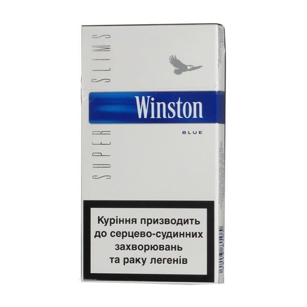Сигaрети Winston Super Slims Blue купити в Києві та Україні за ціною ...