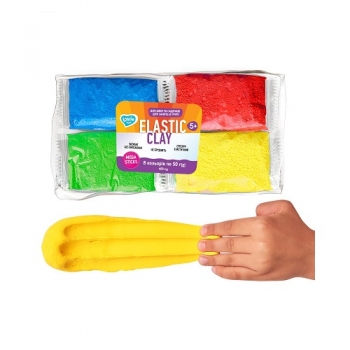 Набір для ліплення з повітряним пластиліном Elastic Clay 8 colors Lovin ...