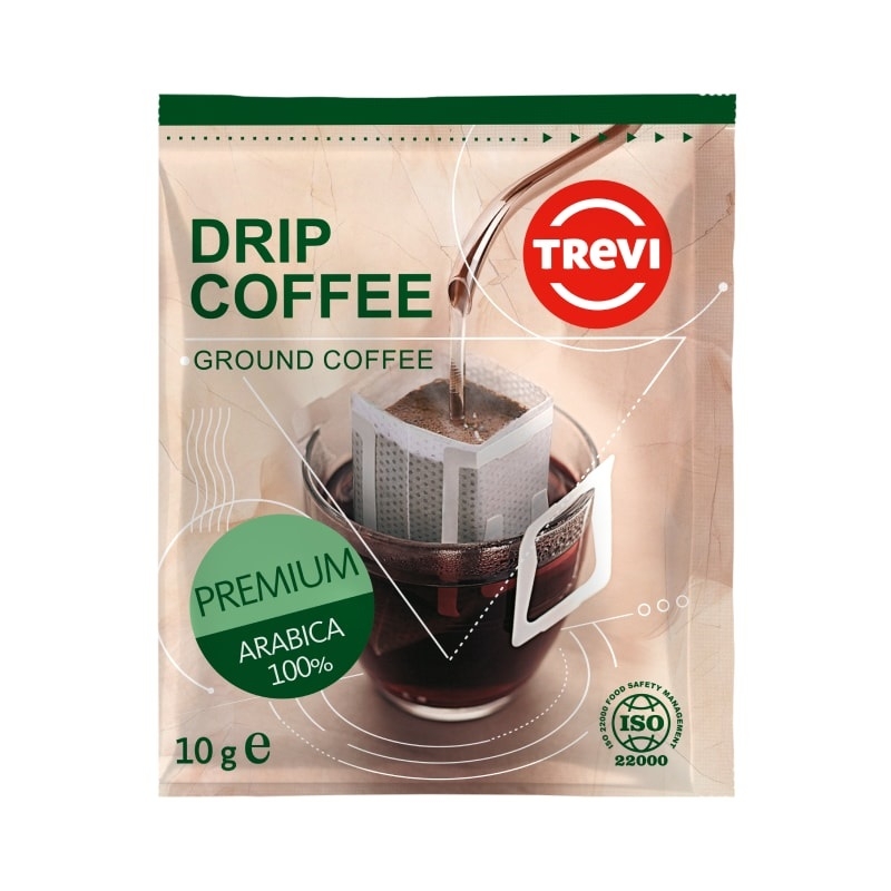 Кава 10 г Trevi Premium смажена мелена Drip coffee стік купити в Києві ...