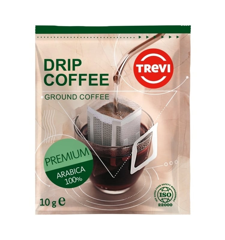 Кава 10 г Trevi Premium смажена мелена Drip coffee стік купити в Києві ...