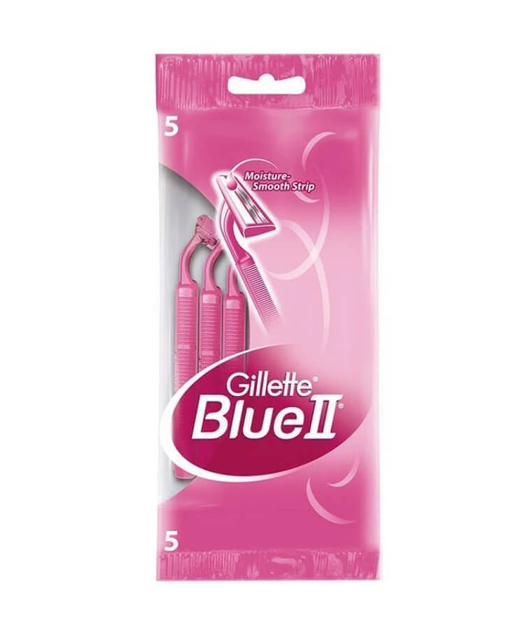 Бритви одноразові 5 шт Gillette Blue II жіноча купити в Києві та ...