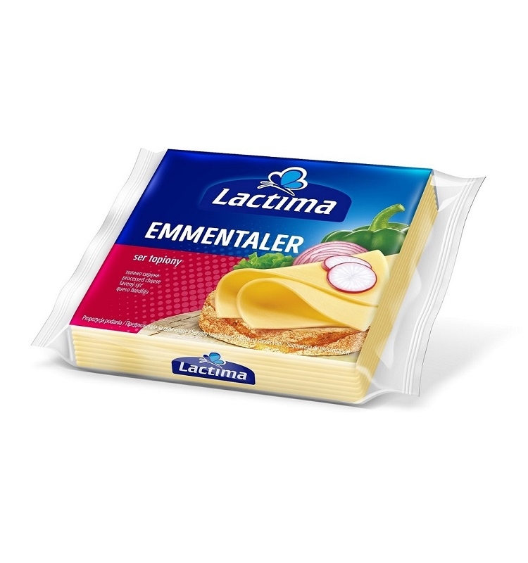 Сир плавлений 130 г Lactima Емменталер 36,2%, пластини п/yп купити в ...