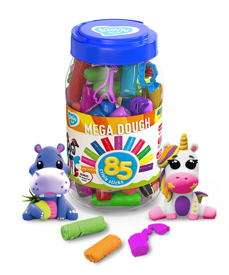 Набір для ліплення з тістом Lovin Mega dough 85 sticks, арт.fbr купити ...