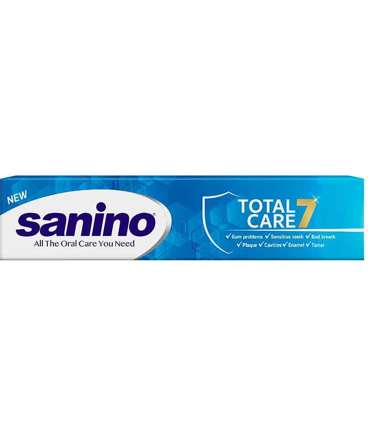 Паста зубна 50 мл Sanino Total care/natural extracts к/уп купити в ...