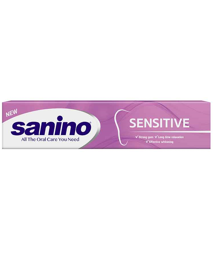 Паста зубна 90 мл Sanino Sensitive к/уп купити в Києві та Україні за ...