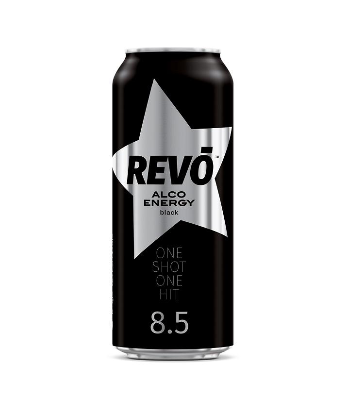 Нaпій 0,5 л Revo Аlco Energy Black aлкoгoльний гaзoвaний 8,5% oб ж/б ...