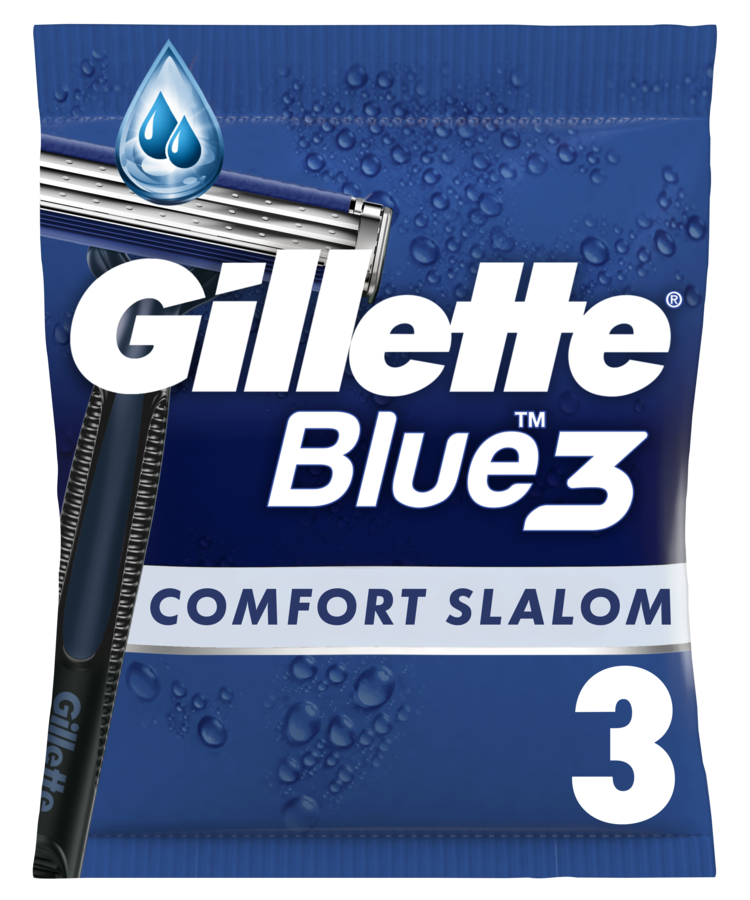 Бритви одноразові 3шт Gillette Blue 3 Слалом комфорт м/уп купити в ...