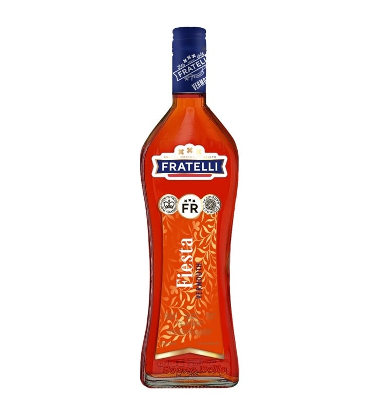 Вермут 1 л FRATELLI Fiesta червоний лікерний 12,5% об скл/пл купити в ...