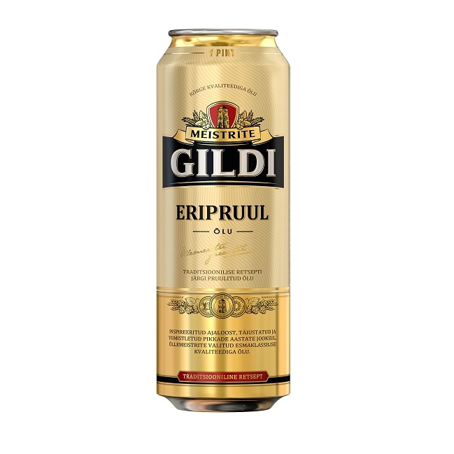 Пиво 0,568 л світле Meistrite Gildi Eripruul світле фільтроване 5% об ж ...
