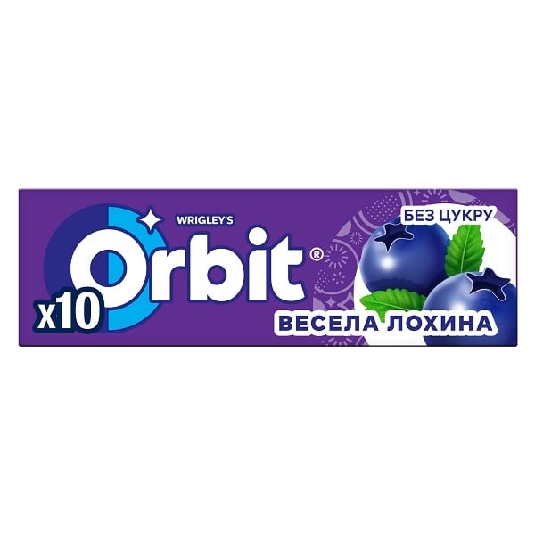 Жувальна гумка 14г Wrigley's Орбіт весела лохина купити в Києві та ...