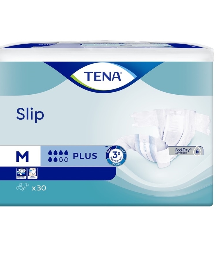 Підгузники 30 шт Tena Slip Plus Medium Breathable 73-122 cм для ...