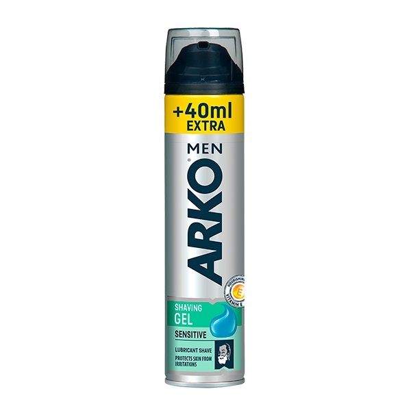 Гель для гоління 240мл Arko Men Sensitive аерозоль купити в Києві та ...