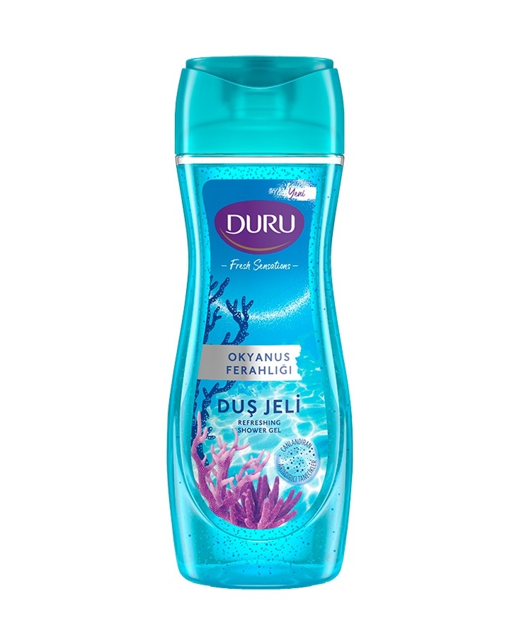 Гель для душу 450 мл DURU Алое Вера, Свіжість океану, Гібіскус і жасмін п/флакон купити в Києві ...