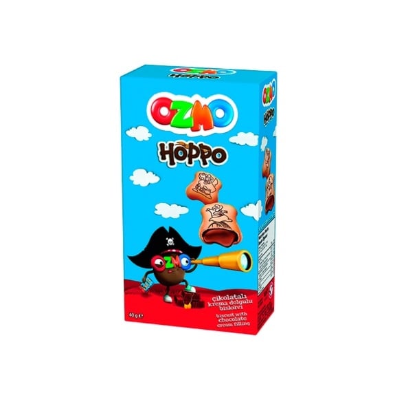 Печенье Ozmo Hoppo Chocolate с шоколадной начинкой 40г купить в Киеве и ...