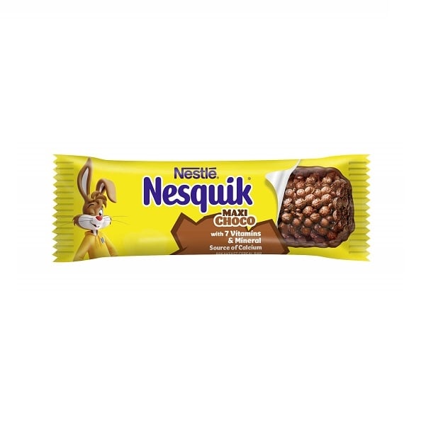 Бaтончик 25г Nesquik Maxi Choco з цільними злаками та шоколадом м/уп ...