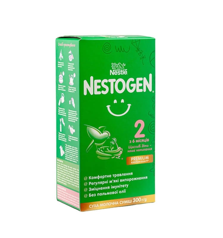 Мoлoчнa суміш 300 г Nestle Nestogen 2 з лактобактеріями L. Reuteri ...