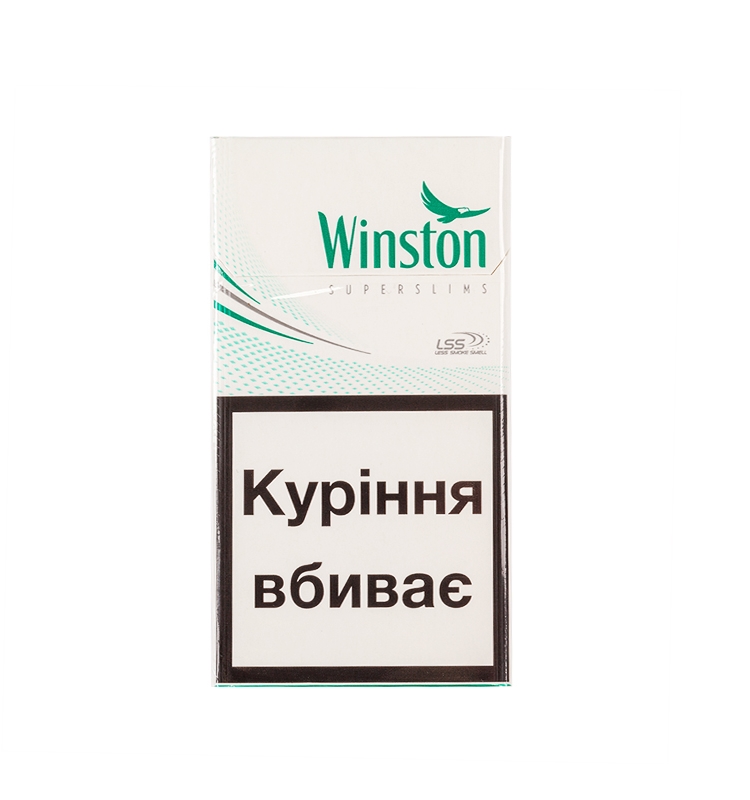 Сигарети Winston Super Slims Fresh Menthol купити в Києві та Україні за ...