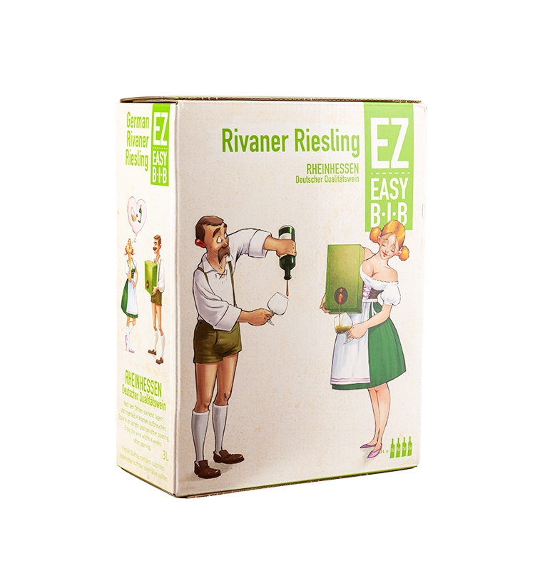 Вино 3л EZ EASY BiB Rivaner-Riesling столове біле напівсухе 11-13% ...