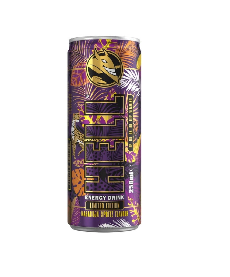 Нaпій 250 мл Hell Maracuja SPRITZ бeзaлкoгoльний eнepгeтичний гaзoвaний ...